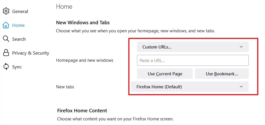 Open Websites in multiple Tabs automatically on Browser startup