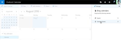 Track important events with Outlook Interesting Calendar feature