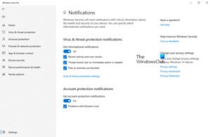 Enable or Turn On Notifications for Windows Defender