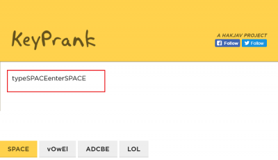 Have some fun with KeyPrank for Windows PC