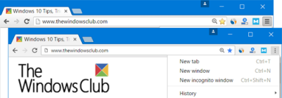 Enable or disable Google Chrome Material Design on Windows PC