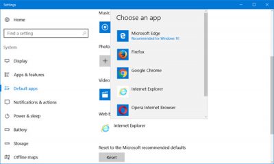 How to set Default Browser in Windows 10 - Chrome, Edge, Firefox