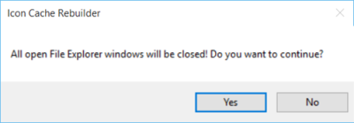 Thumbnail and Icon Cache Rebuilder for Windows 10