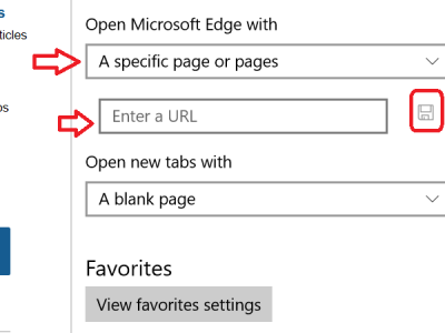 How to set or change Microsoft Edge homepage on Windows 10