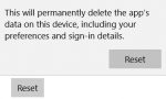 Reset or Repair Microsoft Store apps via Windows Settings