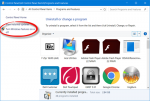 Turn Windows features On or Off; Manage Windows Optional features