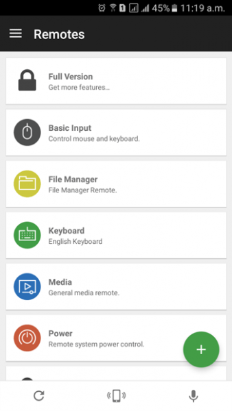 Unified Remote lets you control Windows PC with a smartphone