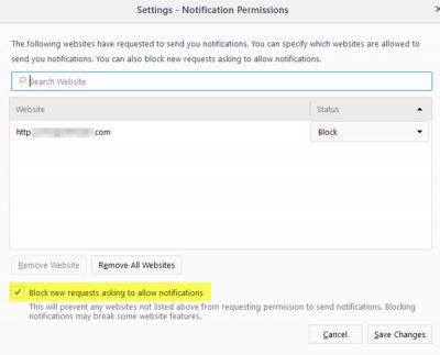 How to Turn off Notifications in Chrome, Edge or Firefox