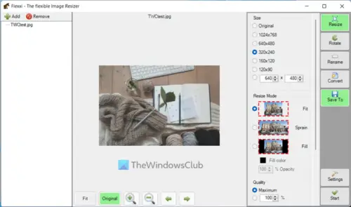 Flexxi: Free batch photo resizing software for Windows 11/10 Flexxi: Free batch photo resizing software for Windows 11/10