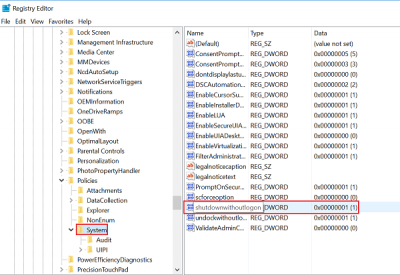 Remove Shutdown button from Login Screen, Start Menu, WinX menu