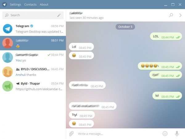 Telegram Messaging App: Send self destructing, encrypted messages Telegram Messaging App: Send self destructing, encrypted messages