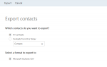 How to use Outlook People web app to Manage Contacts