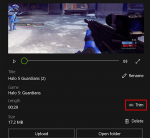 Edit and share game clips with Game DVR in Xbox app on Windows