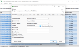 FileOptimizer: Free File Manager and Optimizer software for PC