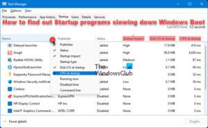 How to find hidden Startup programs slowing down Windows Boot