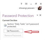 How to password protect OneNote notebook