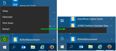 Remove Shutdown button from Login Screen, Start Menu, WinX menu
