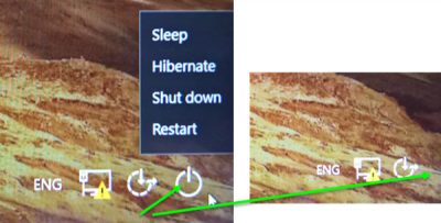 Remove Shutdown button from Login Screen, Start Menu, WinX menu