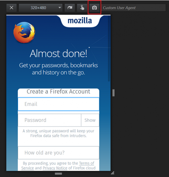 How to take full page Screenshot in Chrome or Firefox
