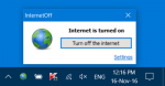 Quickly Turn Internet connection On or Off in Windows with InternetOff