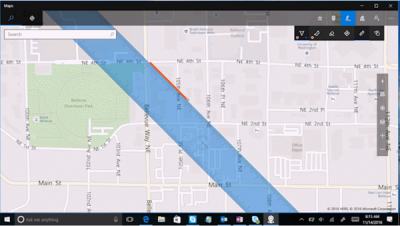 How to use Windows Ink in the Windows 11/10 Maps app