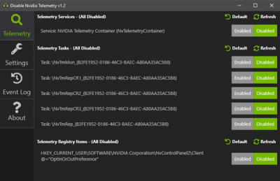 How to disable NVIDIA Telemetry on Windows PC