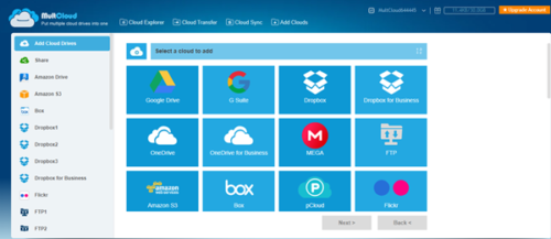 MultCloud lets you manage multiple cloud accounts & drives