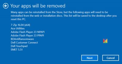 Reset this PC: Restore Windows to factory settings without losing files