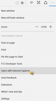 How to use Internet Explorer Mode or Compatibility View in Microsoft Edge