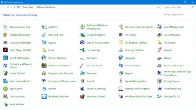 How to open Control Panel in Windows 11