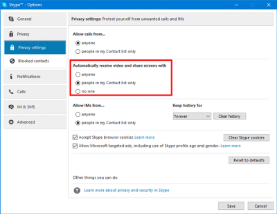 Troubleshoot No Video, Audio or Sound in Skype calls on Windows