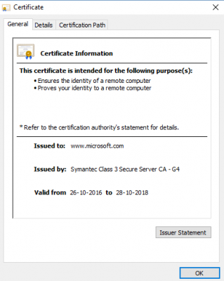 How to view and check Security Certificates in Chrome browser