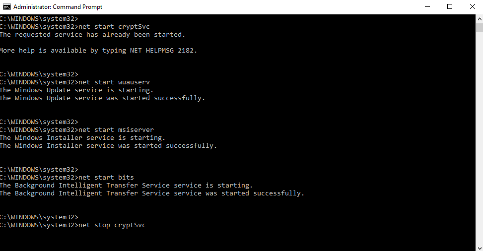 Service Registration is Missing or Corrupt error [Fix]
