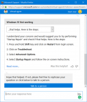 Microsoft Virtual Support Agent will help you solve your problems