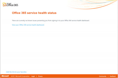 How to find out if Microsoft Services are down or not