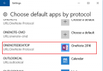 Change Default version of OneNote on Windows 10 computer