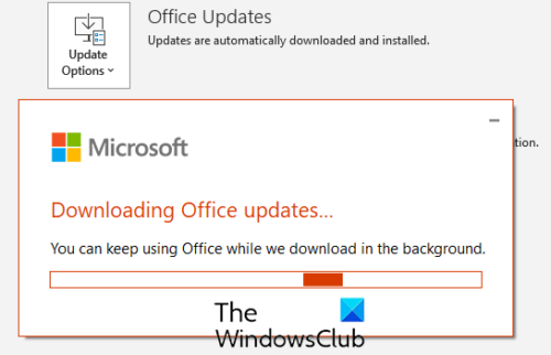 How to update Microsoft Office manually