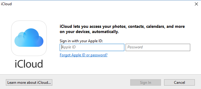 How to use Apple iCloud on Windows 11/10 PC