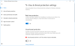 Windows Defender Security Center in Windows 10