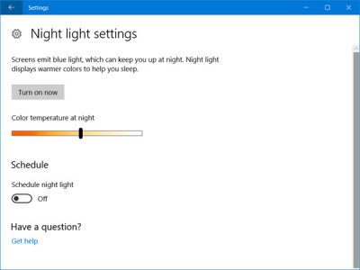 Enable Blue Light Filtering or Turn On Night Light in Windows 11/10