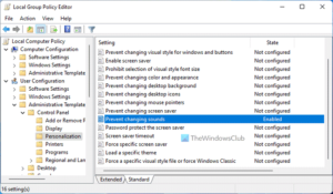 How to prevent changing of Sound Scheme in Windows 11