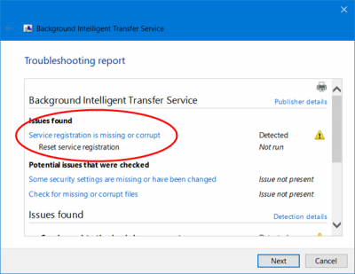 Background Intelligent Transfer Service not working in Windows 11/10