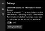 Sync notifications & reminders across devices using Cortana