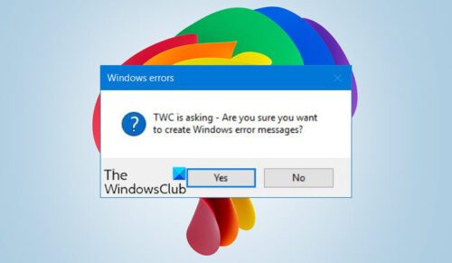 Windows Error Message Creators & Generators