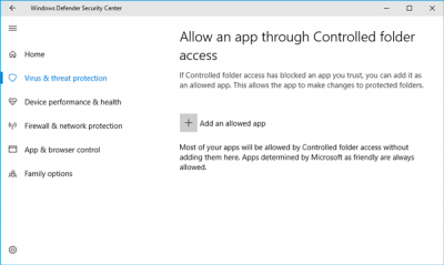 How to enable and use Controlled Folder Access in Windows 11
