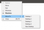 How to move windows across Virtual Desktops in Windows 11