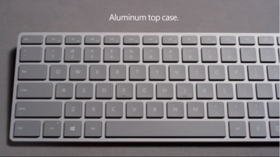Microsoft Modern Keyboard comes with a Fingerprint Sensor