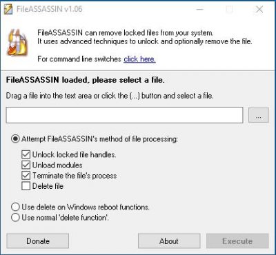 File Deleter software to delete locked files and folders in Windows 11