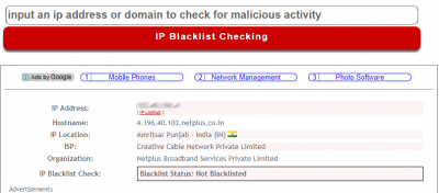 How to track IP address location?