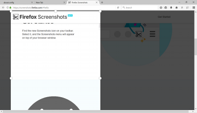 How to Enable or Disable Screenshots feature in Firefox